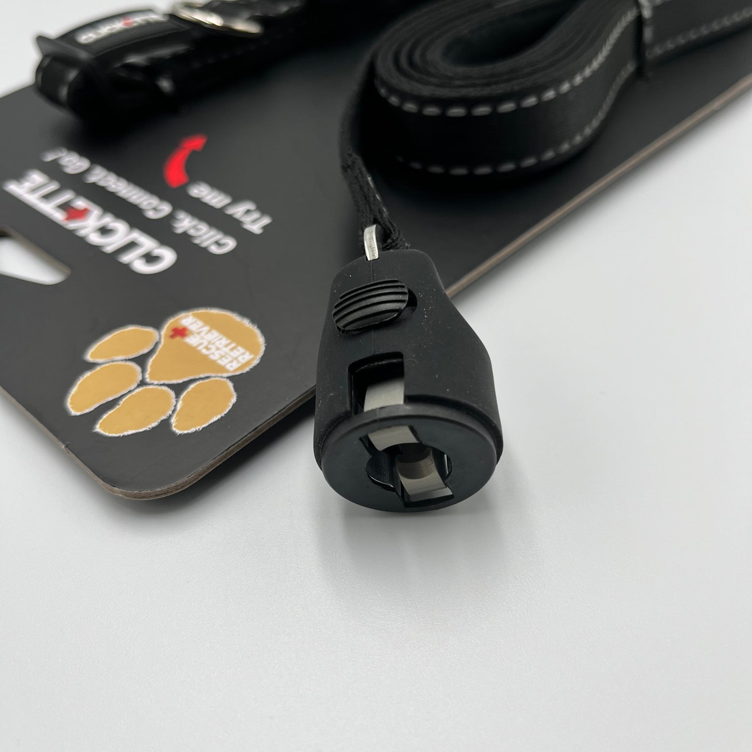 Clickette Magnetic Dog Collar & Leash System | Black – Rescue Retriever